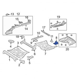 Lexus OEM Rocker Panels & Floors - Side Skirts, Pans | CARiD