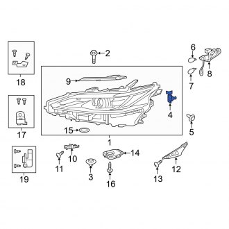 Lexus ES250 OEM Interior Components — CARiD.com