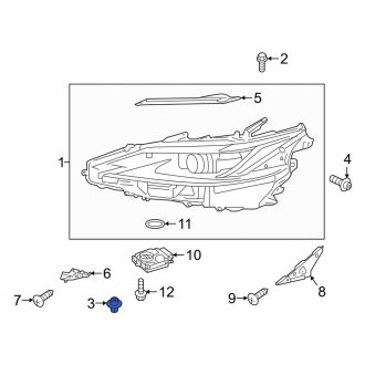 Lexus GX550 OEM Headlight Components | CARiD