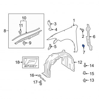 Lexus LC500 Replacement Quarter Panels | CARiD