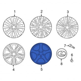 Lexus OE™ Factory Wheels | CARiD