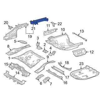 Lexus ES250 OEM Rocker Panels & Floors | Side Skirts, Pans — CARiD.com