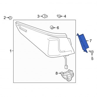 Lexus ES250 OEM Tail Lights | LED, Fiber Optic — CARiD.com