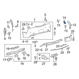 Lexus LC500 OEM Bumpers | Genuine Front & Rear Bumpers — CARiD.com