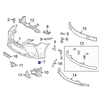 Lexus RC300 Fender Support Braces & Hardware — CARiD.com