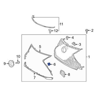 Lexus LS500 OEM Grilles | Factory Billet & Mesh Grilles — CARiD.com