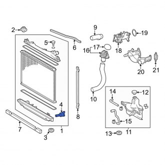 Lexus NX350h Replacement Engine Cooling Parts – CARiD.com