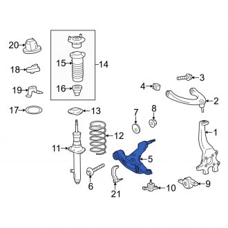 Lexus GS450h OEM Suspension Parts | Shocks, Struts — CARiD.com