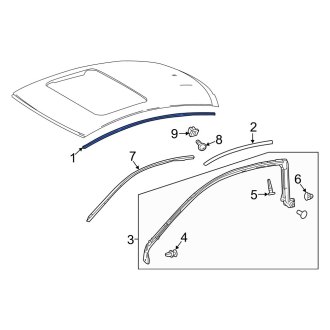 Lexus IS500 OEM Roofs & Parts | Panels, Drip Rails — CARiD.com
