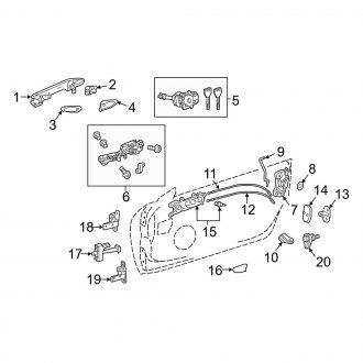 2025 Lexus RC300 Door Locks + Components | CARiD