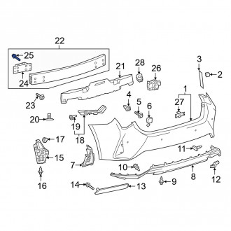 Lexus IS300 OEM Bumpers | Genuine Front & Rear Bumpers — CARiD.com