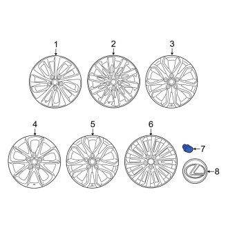 Lexus LS OEM Lug Nuts & Locks — CARiD.com