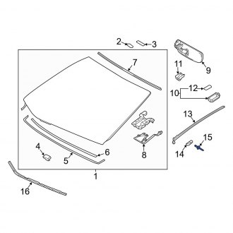 Lexus GS460 Roof Seals & Moldings | CARiD