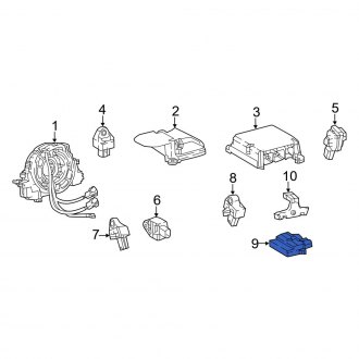 Lexus LS500h Air Bag Parts | Sensors, Modules, Clocksprings — CARiD.com