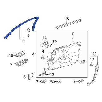 Lexus Window Trim | Moldings, Pillar Posts, Sills — CARiD.com