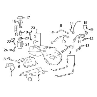 2025 Lexus LS500 Fuel Tanks & Parts | CARiD