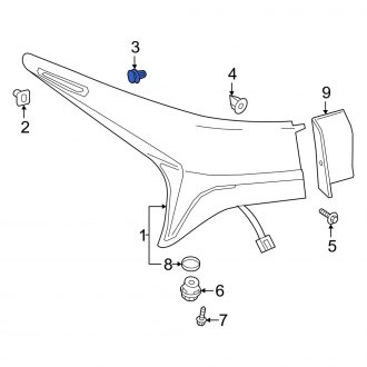 Lexus GX460 OEM Tail Lights - LED, Fiber Optic | CARiD