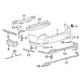 Lexus LS500 OEM Bumpers | Genuine Front & Rear Bumpers — CARiD.com