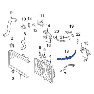 Lexus LS430 OEM Engine Cooling Parts - Radiators, Fans | CARiD
