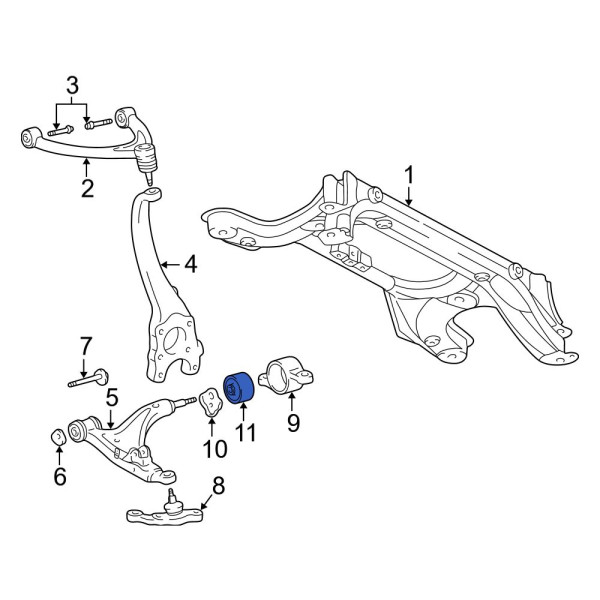 Lexus OE 4865550012 - Front Lower Suspension Control Arm Bushing