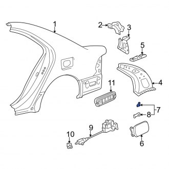 2001 Lexus LS430 OEM Quarter Panels & Parts | CARiD