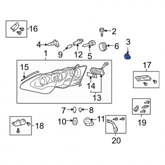 Lexus GX Grille Brackets & Hardware — CARiD.com