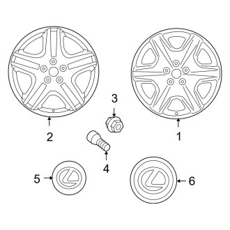 2006 Lexus LS OEM Wheels & Tires | CARiD