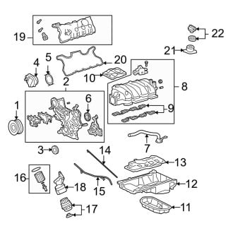 2008 Lexus LS OEM Engine Parts - Rebuild Kits | CARiD