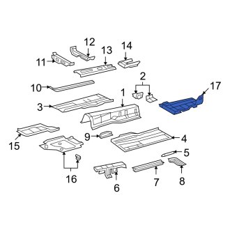 Lexus LS460 Underbody Covers | Splash Shields — CARiD.com
