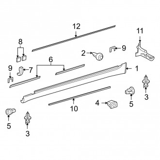 2011 Lexus LS460 Replacement Rocker Panels – CARiD.com