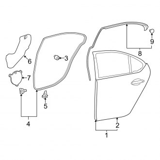 2012 Lexus LS OEM Doors & Parts - Shells, Panels | CARiD