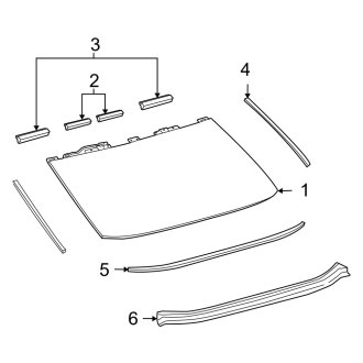 2011 Lexus LS460 Replacement Window Seals | CARiD