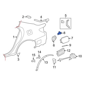 Lexus GX460 Fuel Doors & Parts — CARiD.com
