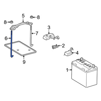 Lexus GX470 Battery Trays & Alternator Brackets – CARiD.com