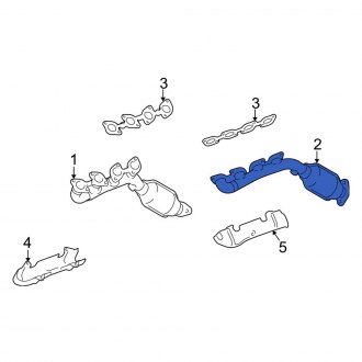 Lexus OEM Exhaust Parts | Systems, Tips, Pipes, Manifolds — CARiD.com