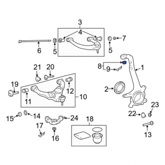 Lexus RX OEM Suspension Parts | Shocks, Struts — CARiD.com