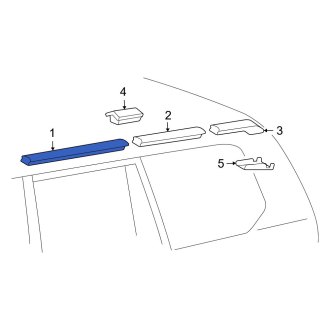 Lexus GX470 OEM Roofs & Parts | Panels, Drip Rails — CARiD.com