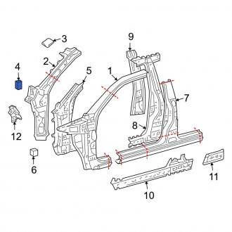 Lexus GX470 OEM Chassis Frames & Body Parts - Tubs, Doors | CARiD