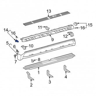 Lexus GX470 OEM Running Boards | Side Steps & Nerf Bars — CARiD.com