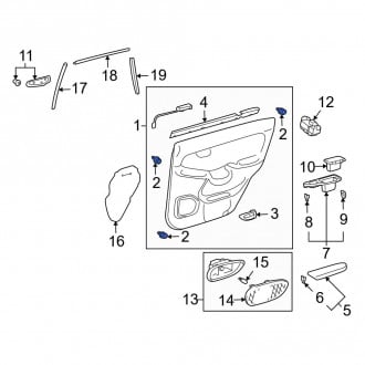 Lexus GX550 Rocker Panel Hardware - Clips, Brackets | CARiD