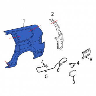Lexus GX OEM Quarter Panels & Parts | Rear & Front — CARiD.com