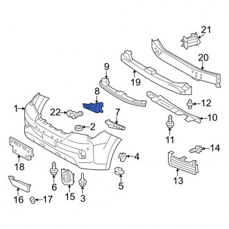 Lexus GX OEM Bumpers | Genuine Front & Rear Bumpers — CARiD.com