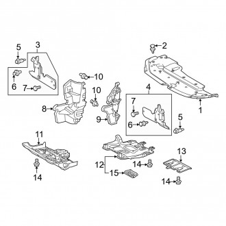 2022 Lexus GX460 Radiator Support Covers — CARiD.com