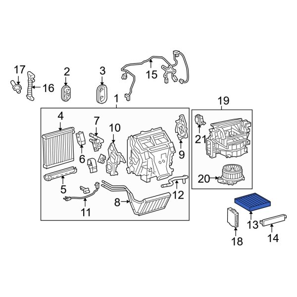 Lexus OE 8713907020 - Cabin Air Filter