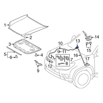 Lexus GX Hood Release Cables & Handles — CARiD.com