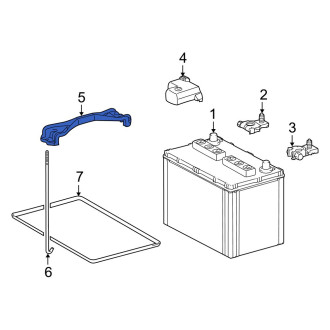 Lexus GX470 Battery Trays, Alternator Brackets, Mounts — CARiD.com