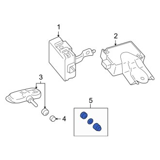 Lexus NX350h OEM TPMS Sensors | Bluetooth, Wireless, USB — CARiD.com