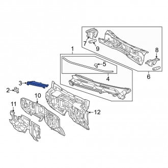 Lexus GX Cowl Panels & Parts | Vent Grills — CARiD.com