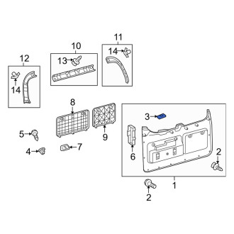 Lexus Interior Door Panels & Armrests — CARiD.com