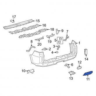 Lexus GX460 OEM Bumpers | Genuine Front & Rear Bumpers — CARiD.com